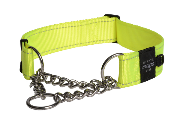 Rogz Reflective Martingale Half Check Training Control Dog Collar - Buy ...