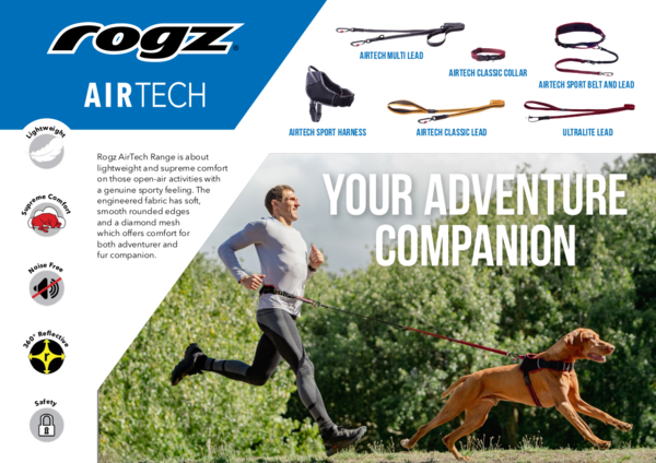 Rogz Airtech Dog Collar - Buy Rogz. Technical Gear For Leaders of The Pack