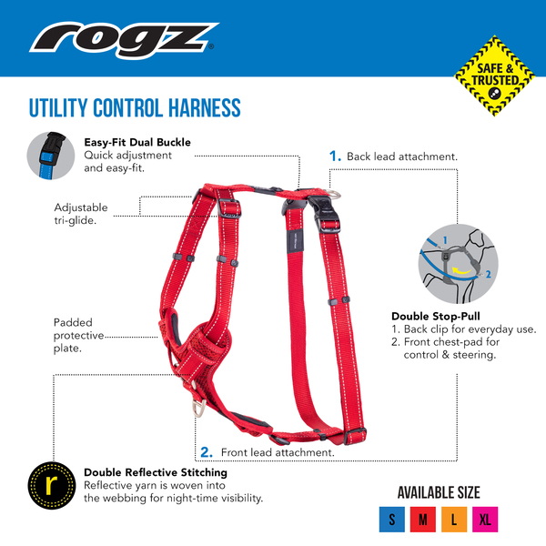 Rogz Classic Control Harness - Buy Rogz. Technical Gear For Leaders of ...